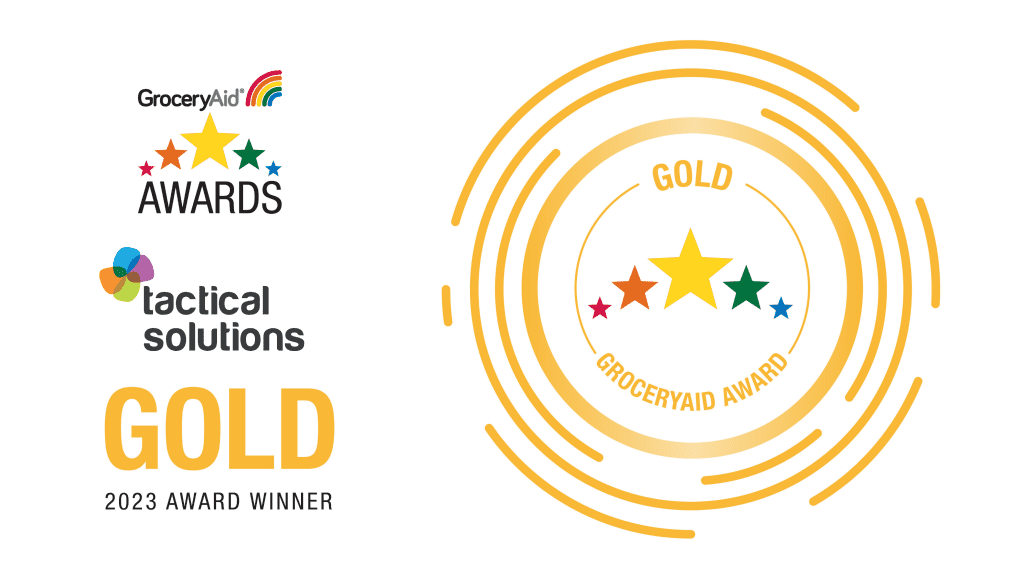 Tactical Solutions Gold Award At GroceryAid Awards 2024